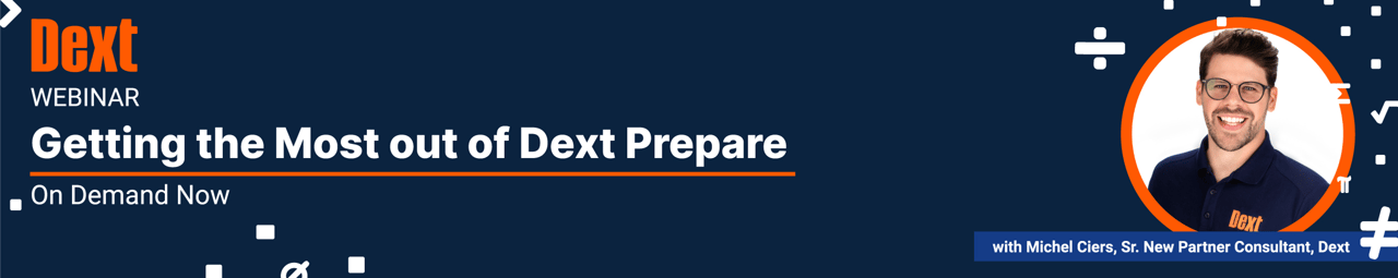 Sign up for Getting Started with Dext Prepare